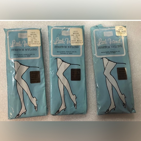 Sears | Accessories | 3 Vintage Nwt Sears Little Friend Ultra Sheer ...